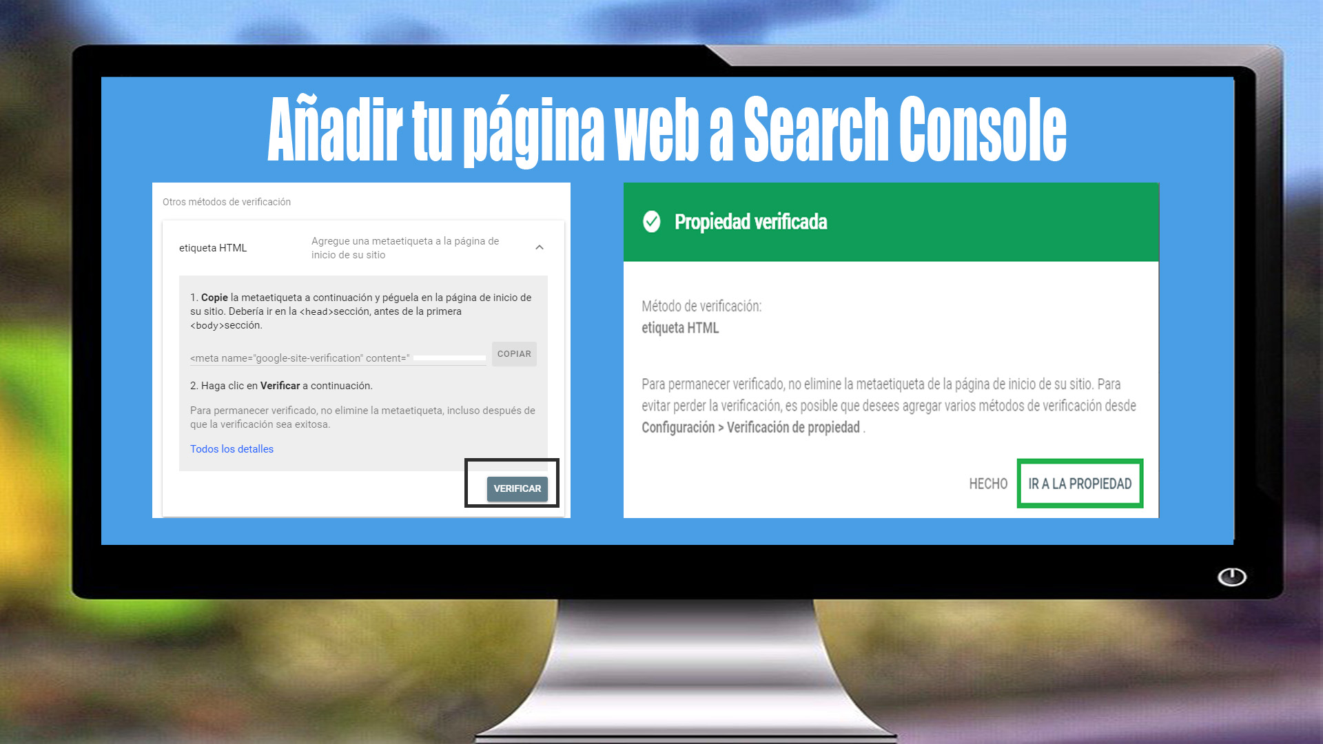 Pasos para añadir tu página web a Search Console - 👉 Tutoriales de Android, Java, MySQL y ...