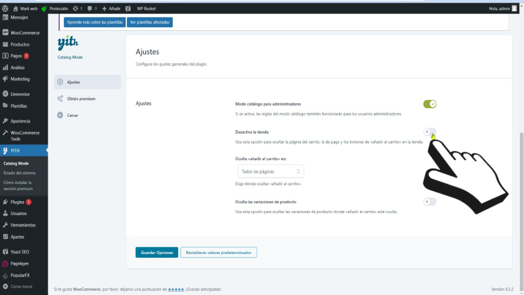 Desactivar una tienda WooCommerce en WordPress - 👉 Tutoriales de Android, Java, MySQL y ...