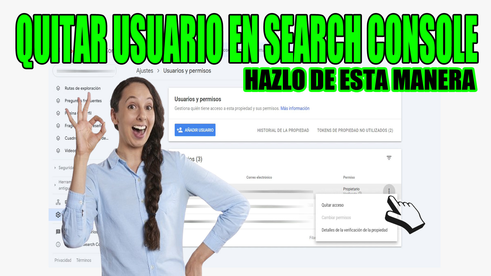 Cómo quitar un usuario en Search console - 👉 Tutoriales de Android, Java, MySQL y WordPress ...
