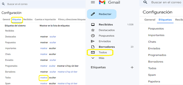 Ver los correos archivados en Gmail - 👉 Tutoriales de Android, Java, MySQL y WordPress | Reseñas ...