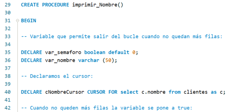 Procedimiento imprimir_Nombre () - 👉 Tutoriales de Android, Java, MySQL y WordPress | Reseñas de ...